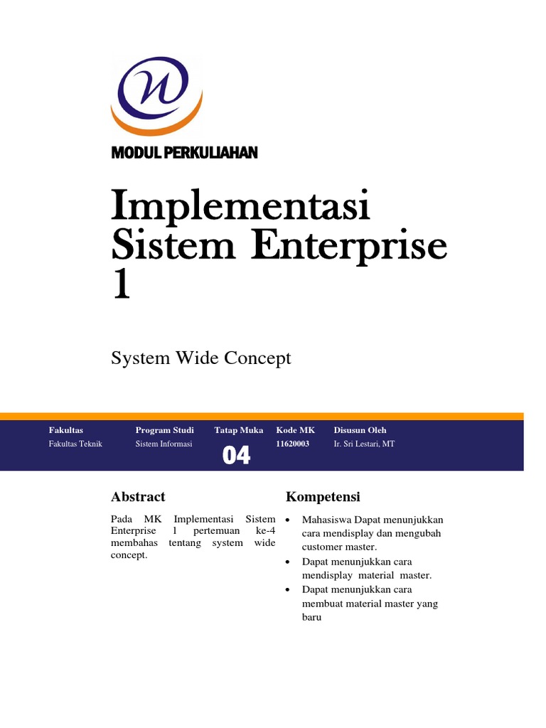 Modul Implementasi SAP | PDF