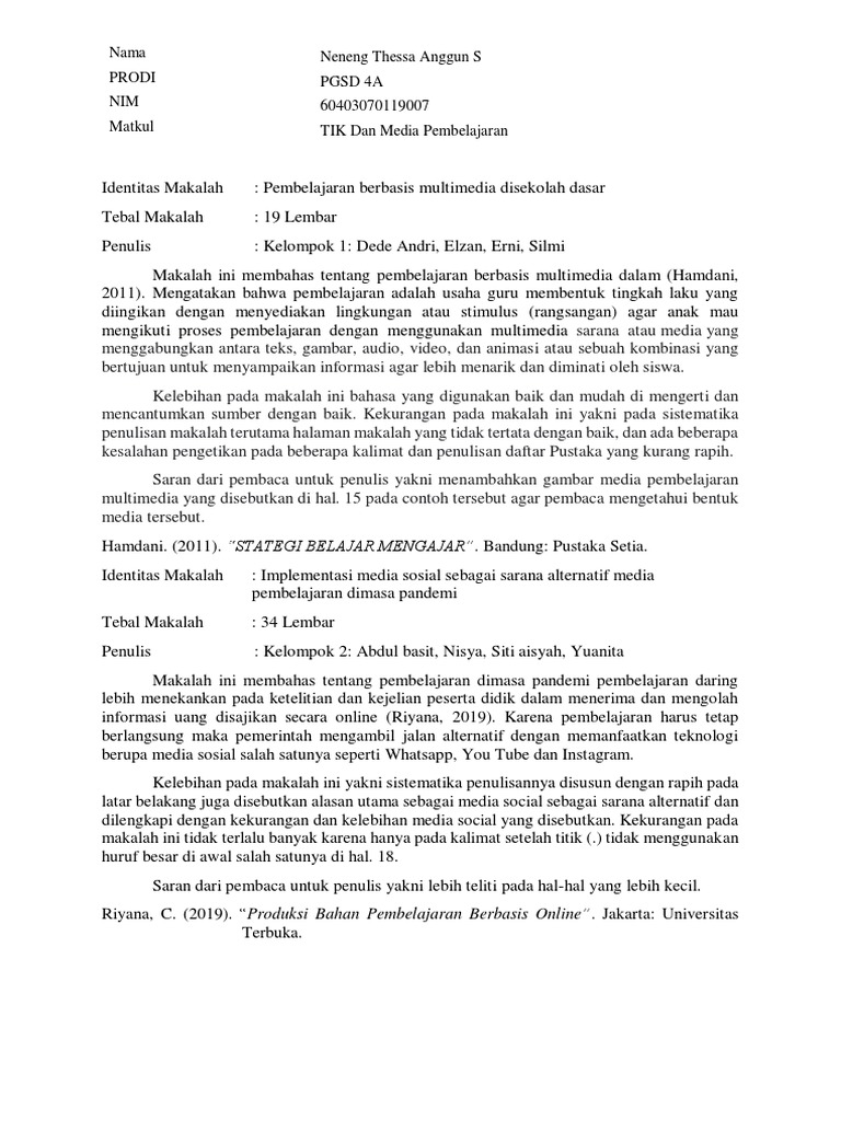 Identitas Makalah 123 | PDF | Komputer