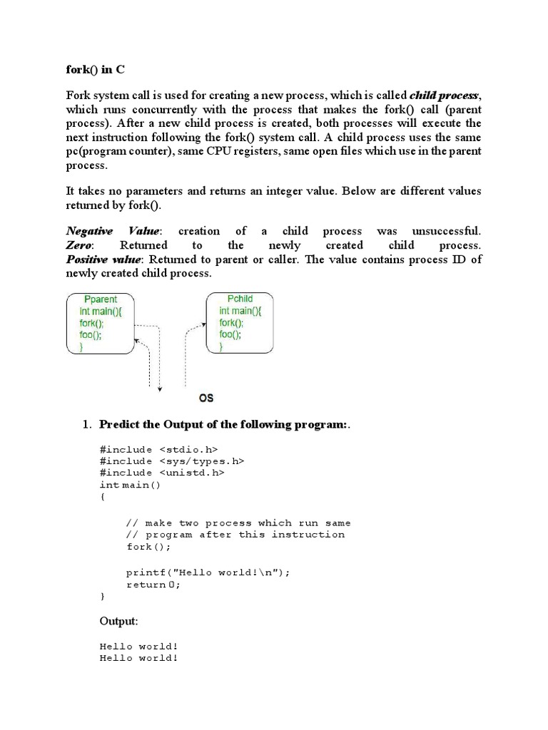 #Include #Include #Include Int Main (// Make Two Process Which Run Same ...