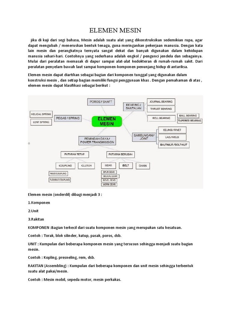 Elemen Mesin | PDF | Teknologi & Rekayasa