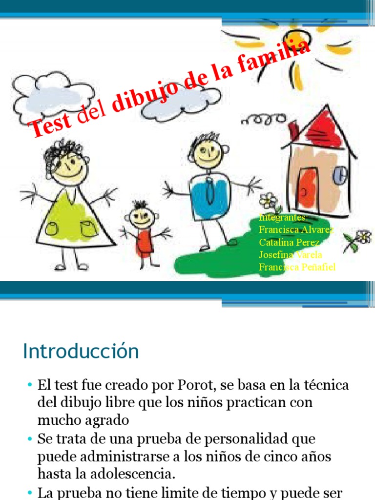 Test Del Dibujo de La Familia | PDF | Temor | Psicología anormal