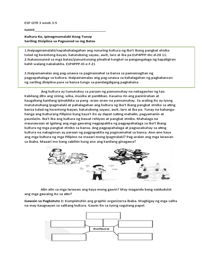 Esp Week 3 5 Ed | PDF