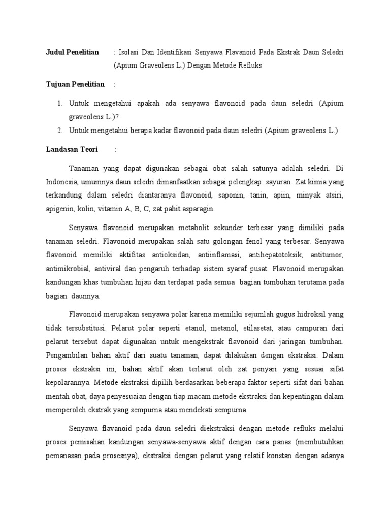 Contoh Format Proyek | PDF