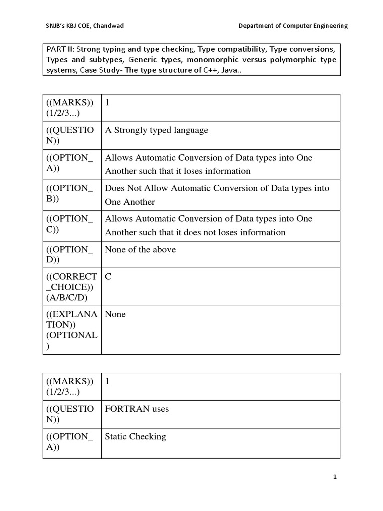 SNJB's KBJ COE, Chandwad Department of Computer Engineering | PDF ...