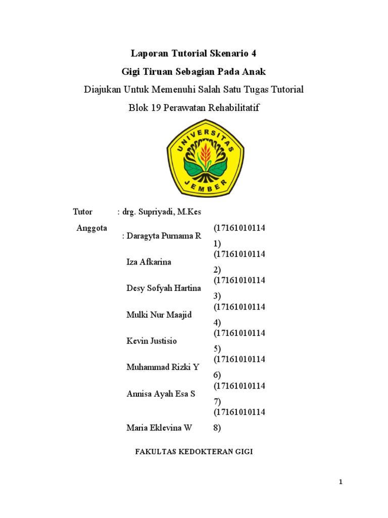 Laporan Tutorial 15 Skenario 4 | PDF