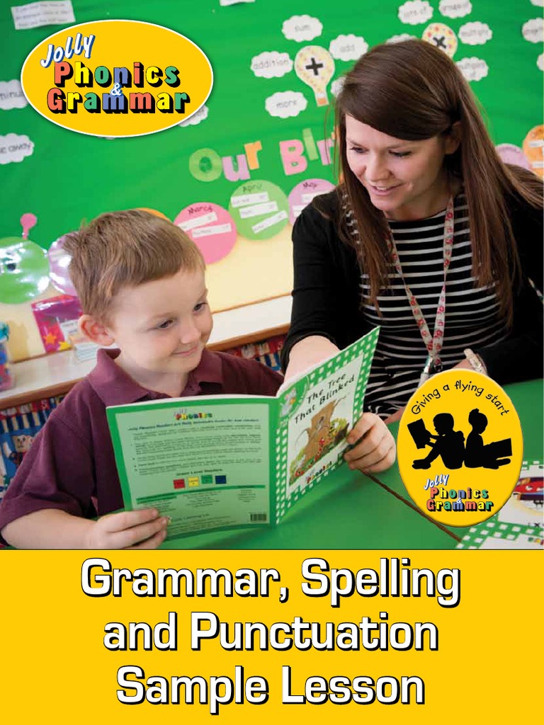 Grammar Spelling Punctuation Sample Lesson | PDF | Phonics | Verb