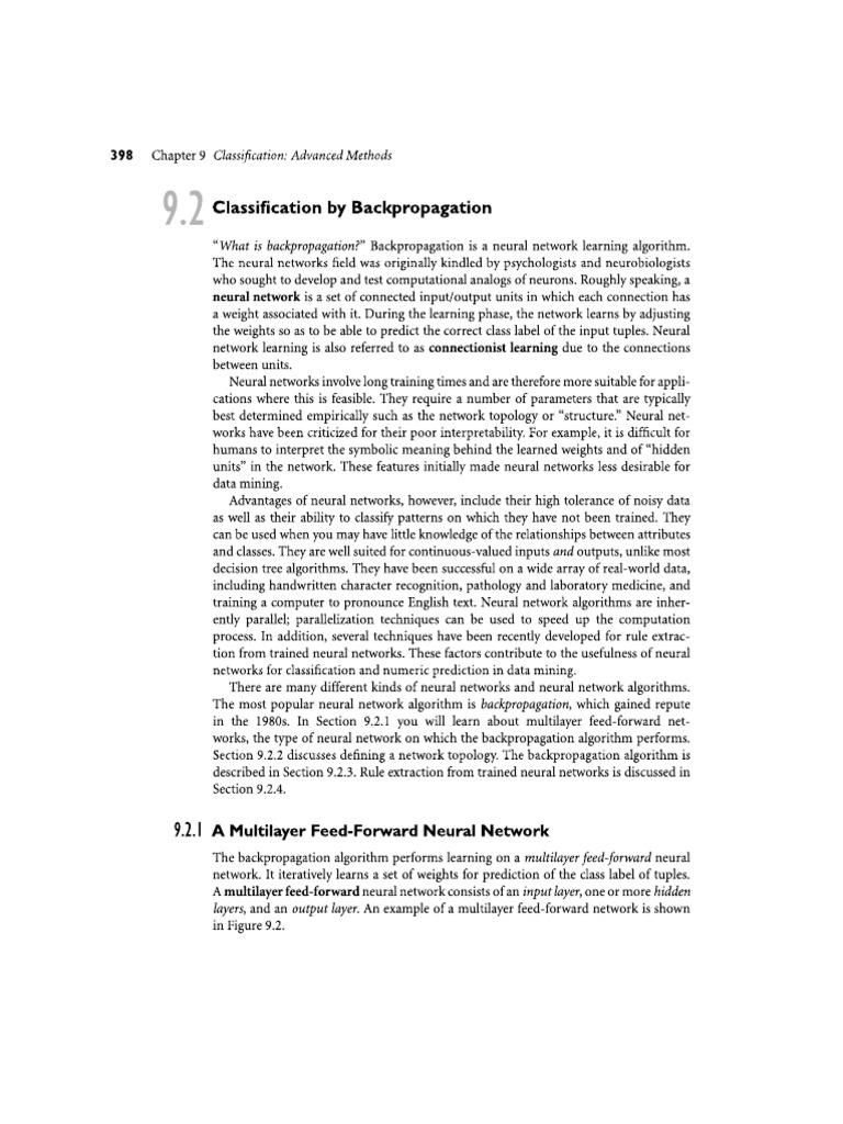 Neural Network-Error Back Propagation | PDF