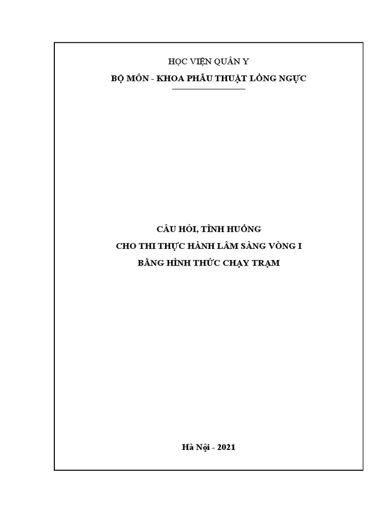 Thi Osce Vã - NG 1 | PDF