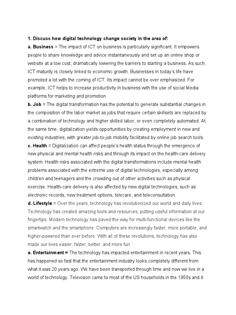 IT Module 3 | PDF | Technological Change | Educational Technology