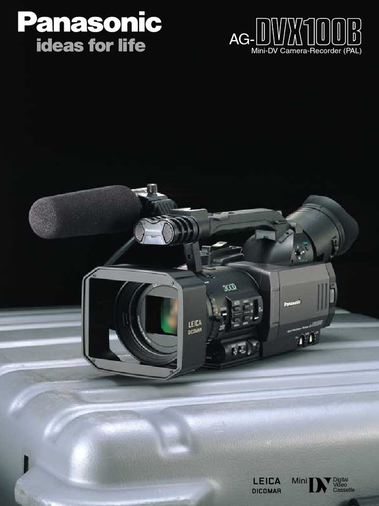 Panasonic Ag dvx100 Ag Dvx100be Manual Do Utilizador | PDF | Zoom Lens ...
