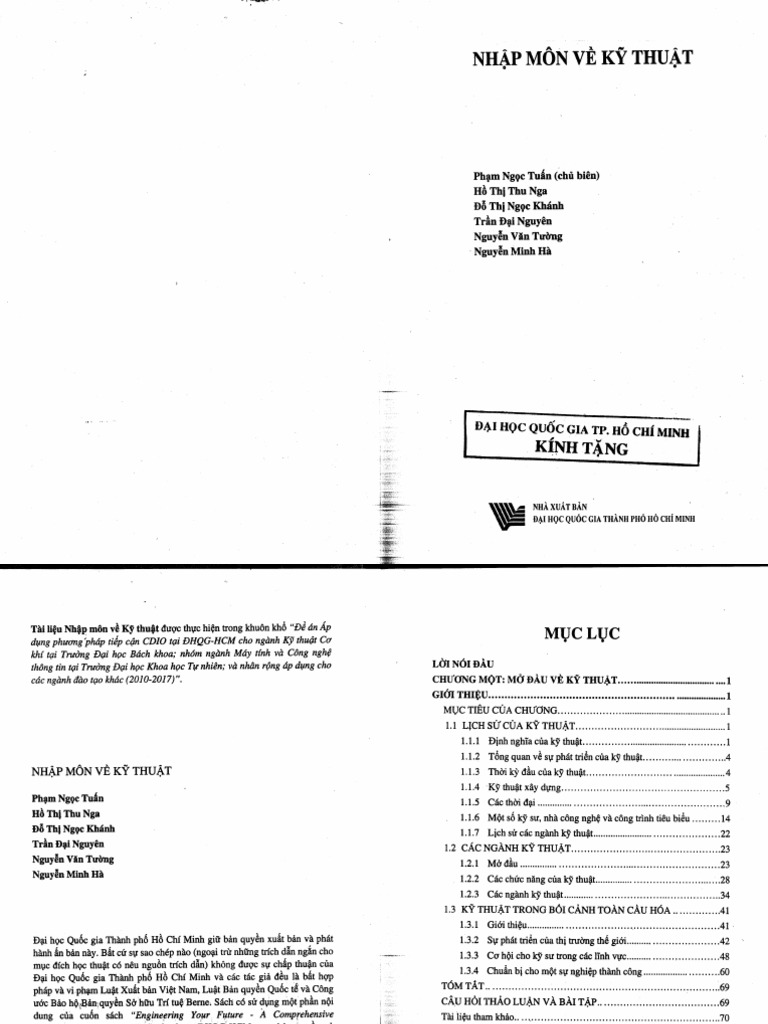 Giao Trinh Nhap Mon Ky Su DHBK 2 | PDF