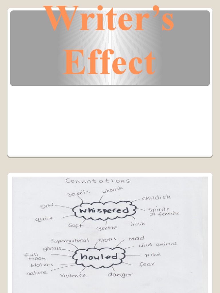 Writer's Effect | PDF