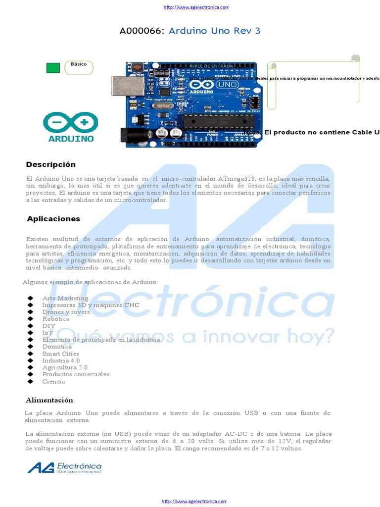 A000066 | PDF | Arduino | USB