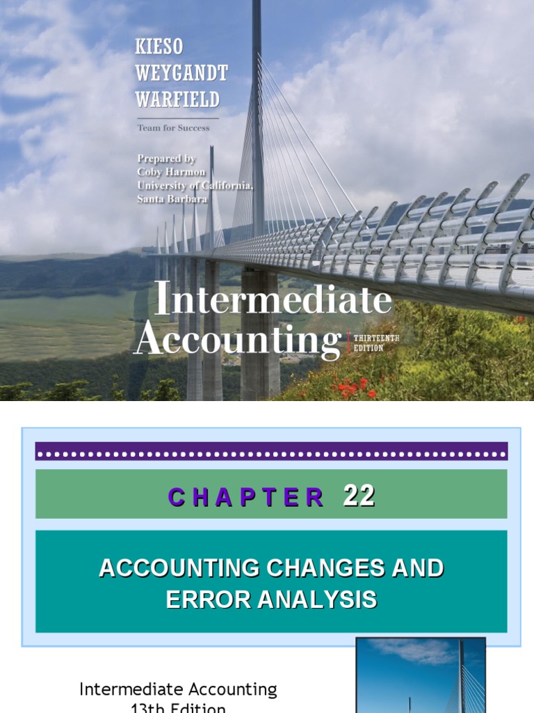 CH - 22 - Accounting Changes and Error Analysis | PDF | Book Value ...