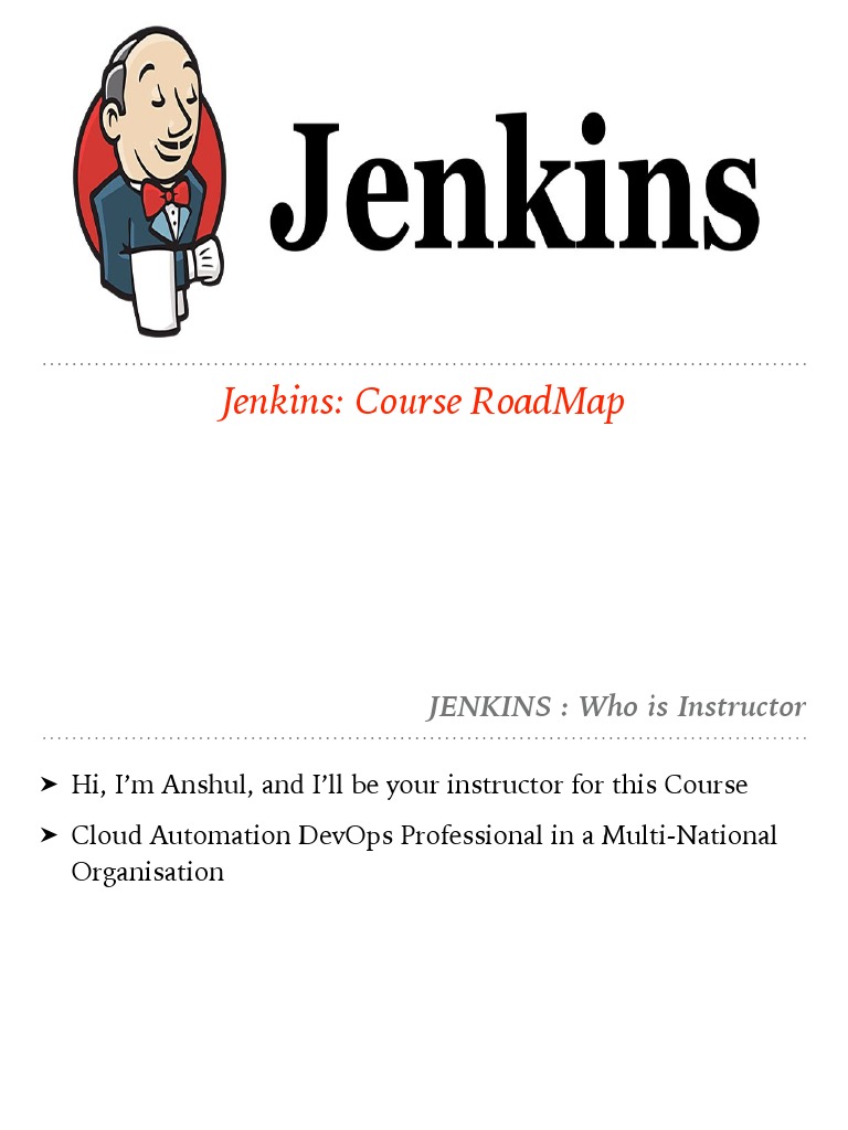 Jenkins Course RoadMap | PDF