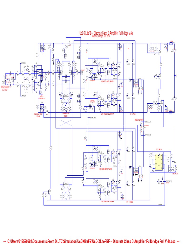 UcD-XLiteFBF - Discrete Class D Amplifier Fullbridge Full V.4a | PDF ...