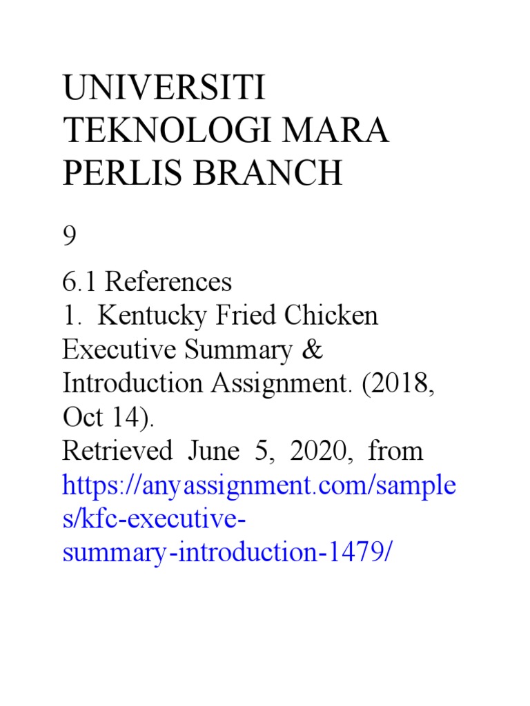 Universiti Teknologi Mara Perlis Branch | PDF | Market Segmentation ...