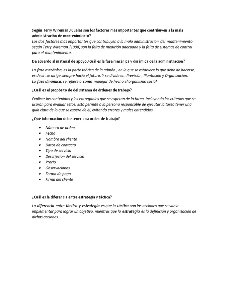 Según Terry Wireman | PDF