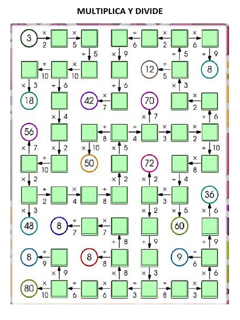 Multiplica y Divide | PDF
