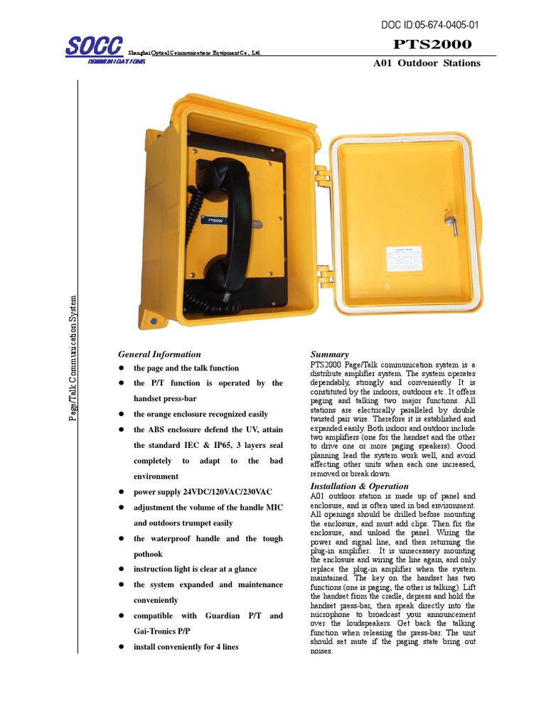 Telephone System | PDF | Loudspeaker | Distortion