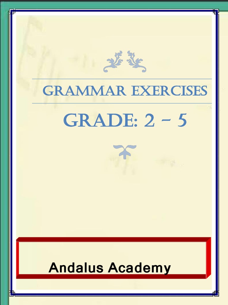 Elementary Grammar Exercises for Grades 2-5 | PDF | Foods