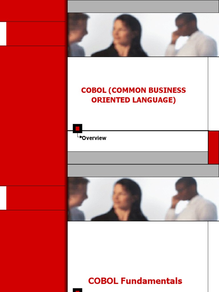 Cobol (Common Business Oriented Language) | PDF | Computer Programming ...