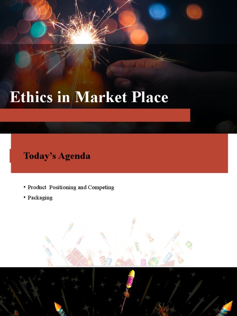 Ethics in Market Place | PDF | Competition | Packaging And Labeling