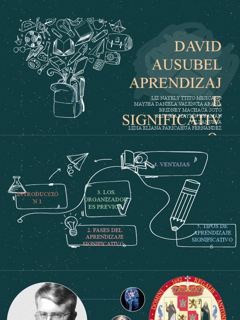 David Ausubel-Aprendizaje Significativo EXPO-2 | PDF | Concepto ...