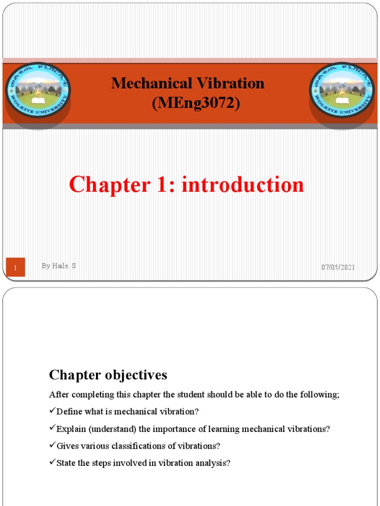 Mechanical Vibration Basics | PDF | Resonance | Equations