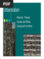 Urbanisation Worksheets | PDF | Urbanization | Environmental Social Science