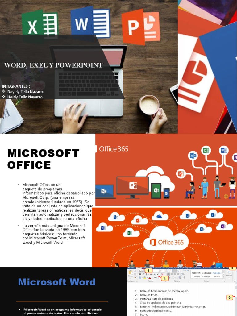WORD, EXEL, POWERPOINT Con Video | PDF | Microsoft Office | Microsoft ...