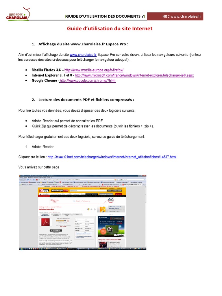 Guide Utilisation | PDF | Téléchargement | Fichier informatique