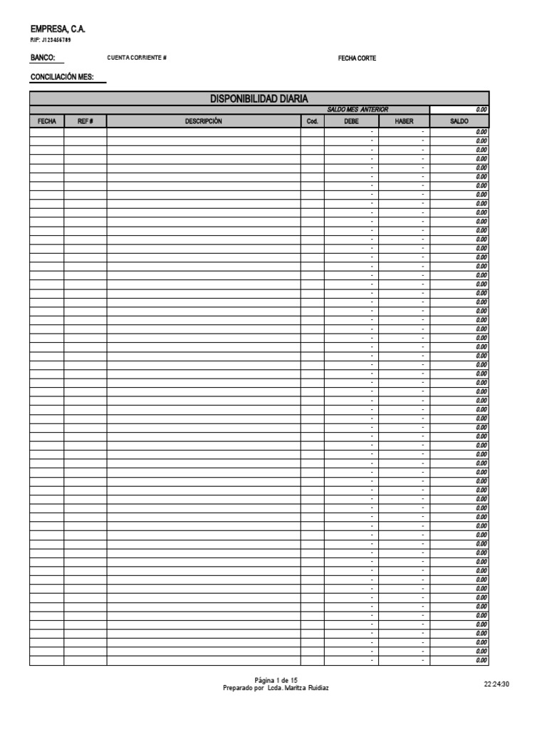 01.libro de Bancos | PDF