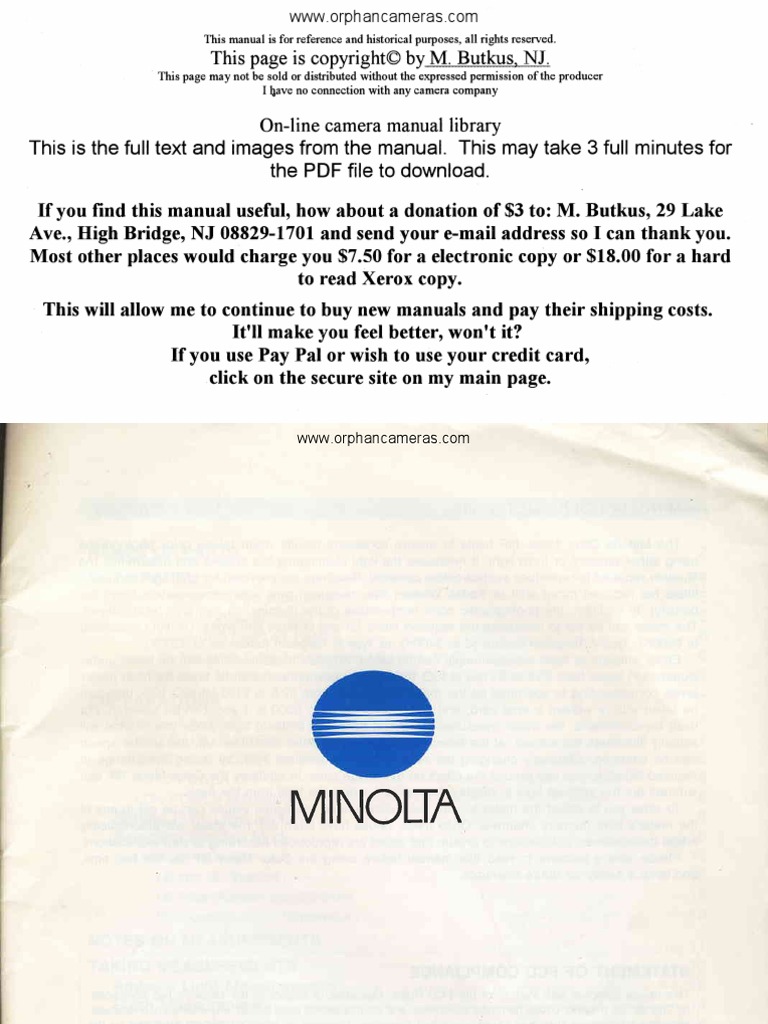 Minolta Color Meter Iiif | PDF | Flash (Photography) | Atomic