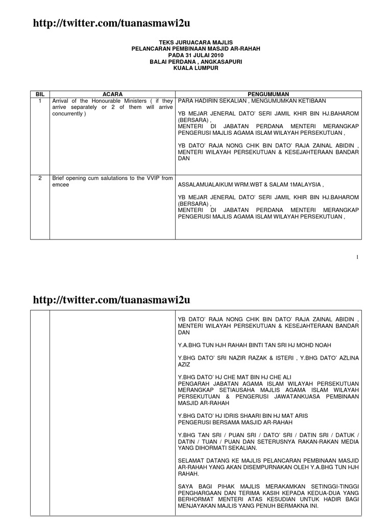 MC Final Emcee Script | PDF