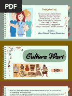 15.triptico - Cultura Wari | PDF | Cultura (general) | Arqueología