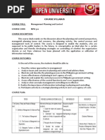 BPA Undergrad Course Descriptions PDF | PDF | Public Administration ...
