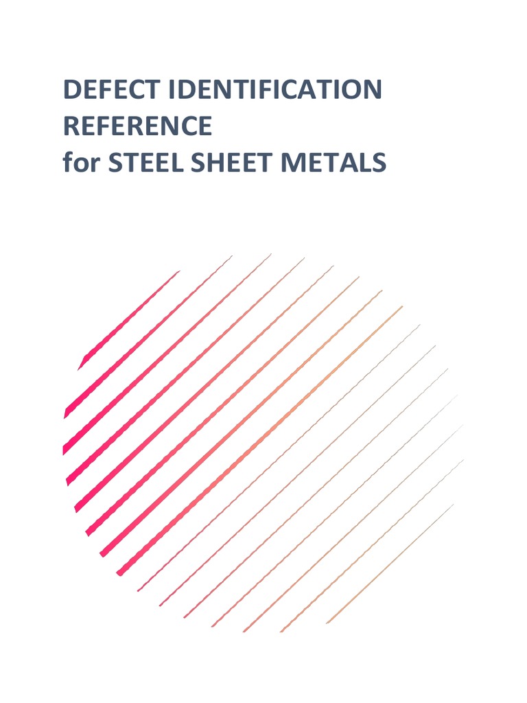 Defect Identification Reference For Steel Sheet Metals PDF | PDF ...