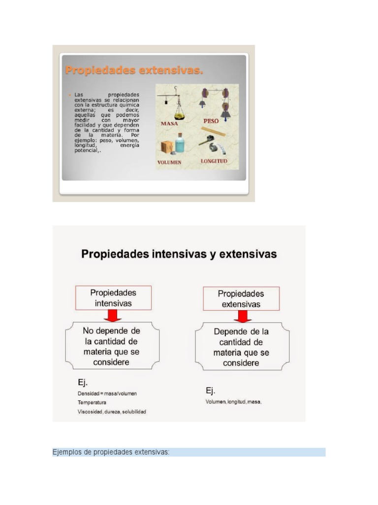 Ejemplos de Propiedades Extensivas | PDF | Calor | Termodinámica