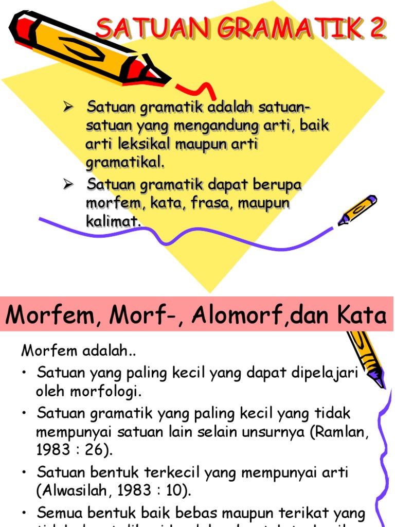 4 Satuan Gramatik 2 | PDF