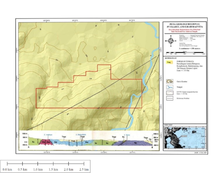 Peta Geologi Regional IUP 1 | PDF