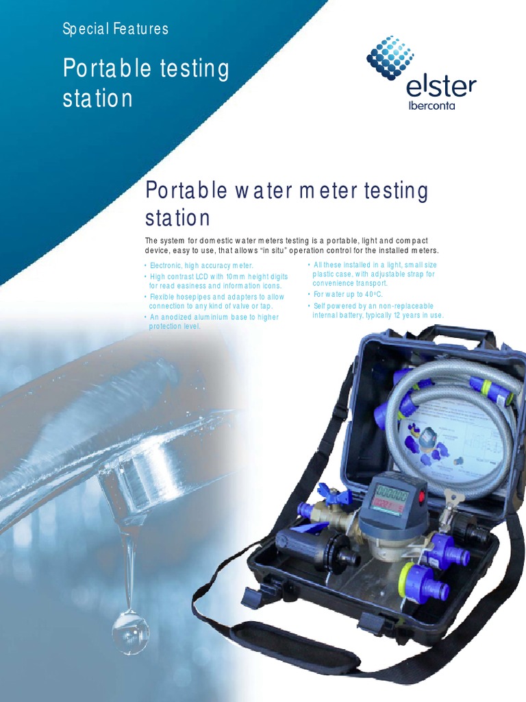 Portable Testing Station Specs - R | PDF | Water | Manufactured Goods