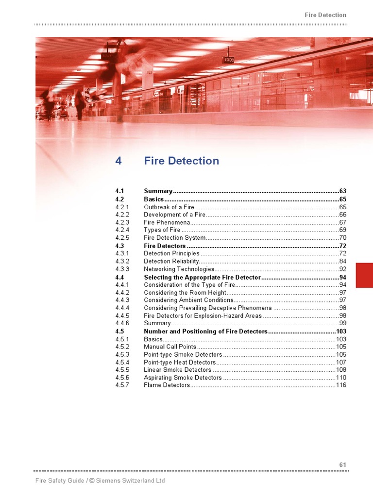 Fire Detection Principles | PDF | Smoke | Combustion
