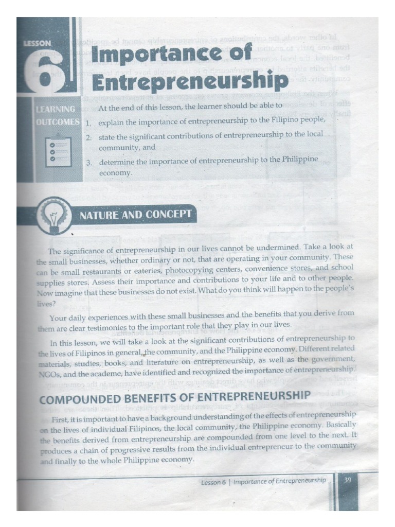 Chapter 1 - Lesson 6 | PDF