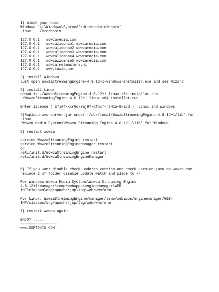 Wowza Pdf