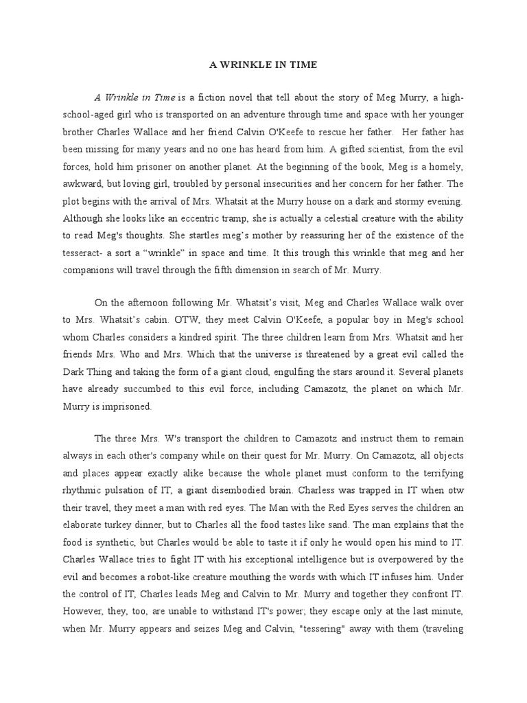 A Wrinkle in Time | PDF