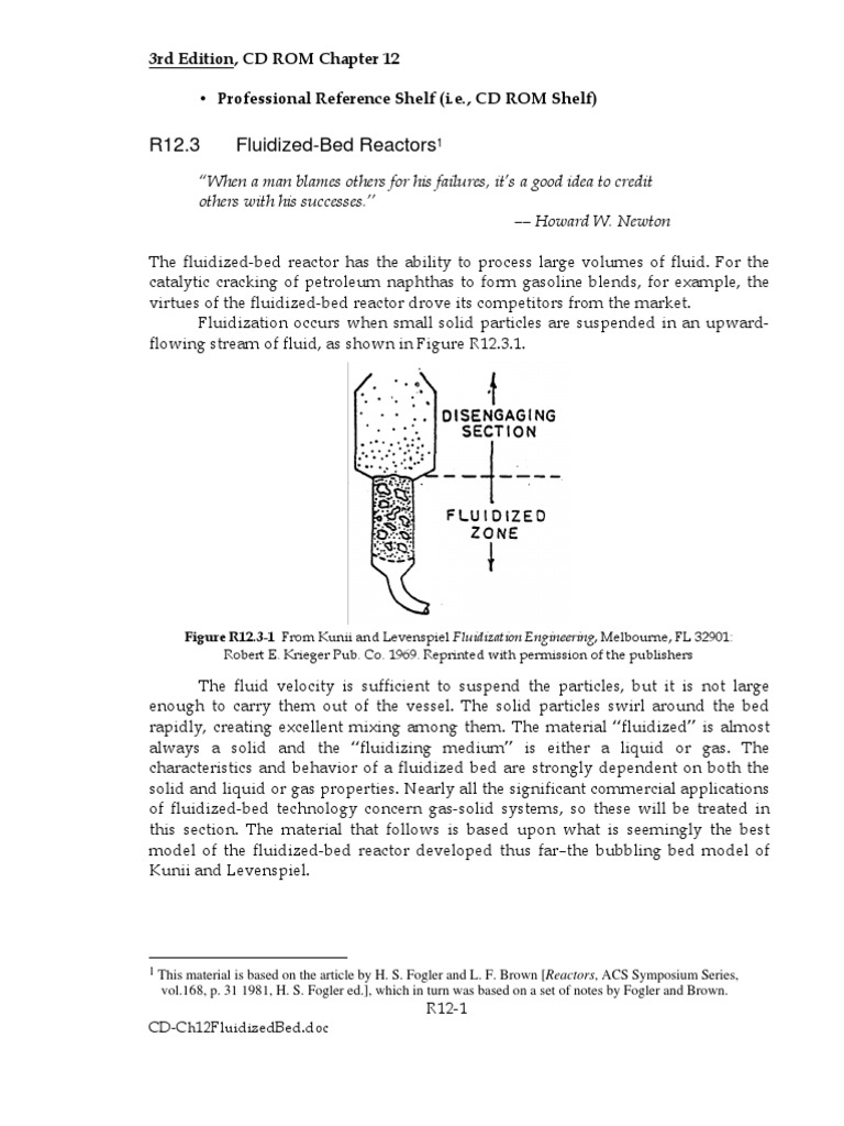 Fluidized Bed | PDF | Fluidization | Gases