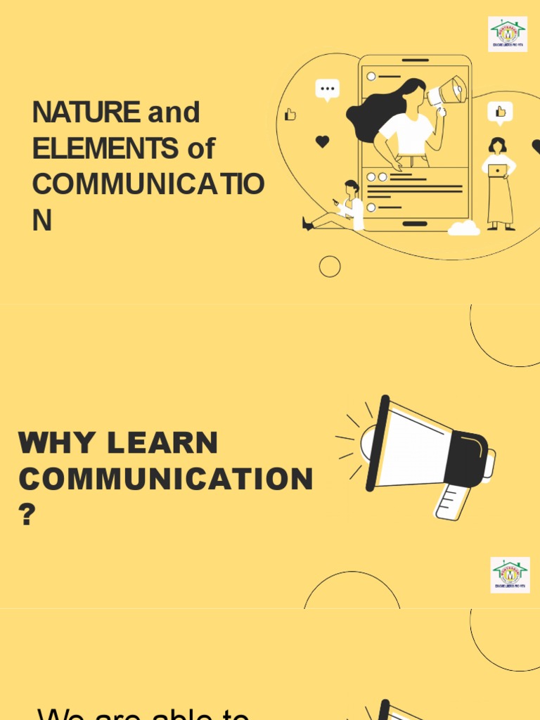 Nature Elements of Communication | PDF | Communication | Psychological ...