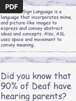 Unspoken Language PDF | PDF | Sign Language | Hearing Loss