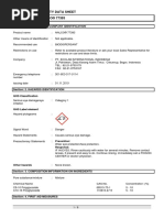 MSDS Glass Cleaner | PDF | Water | Chemistry